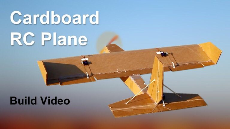 Building and Flying a Cardboard RC Plane: A Fun and Accessible Hobby